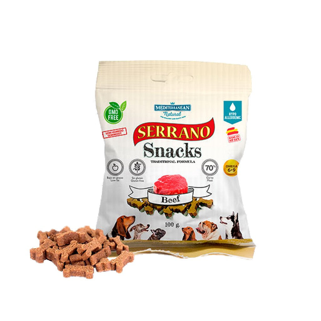 Snacks Serrano - snack per cani a forma di osso - Lallo Hallo