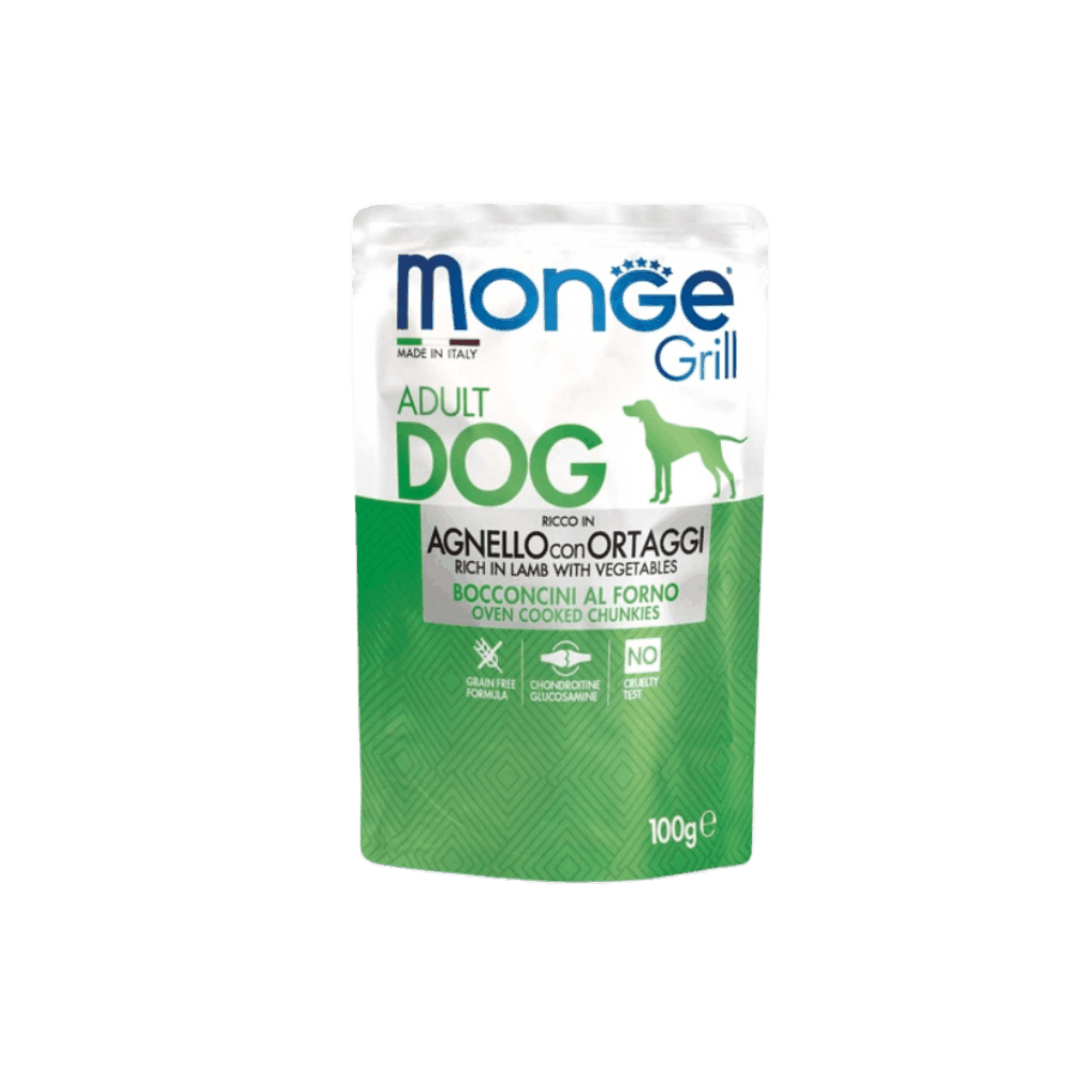 Monge Grill Adult Dog Agnello con ortaggi - lallohallo.com