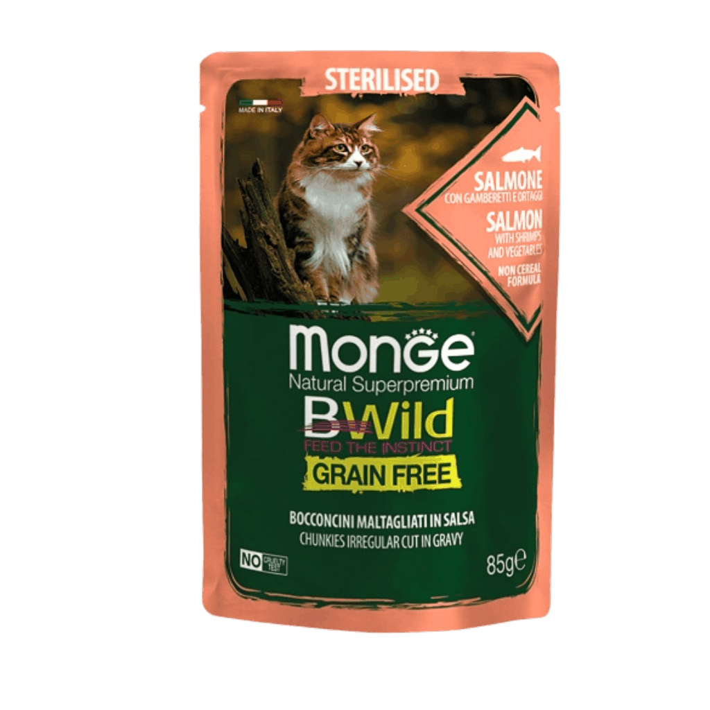 Monge BWild Bocconcini Sterilised Salmone