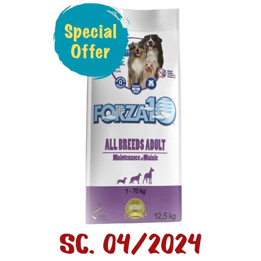 Super Promo - Forza 10 Maintenance Adult All Breeds Maiale 12,5kg (Scadenza 04-2024 ...