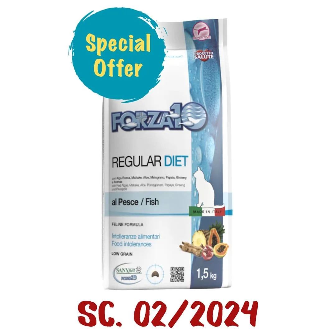 Super Promo - Forza10 Regular Diet al Pesce 1,5 kg (Scadenza 02-2024) - lallohallo.com