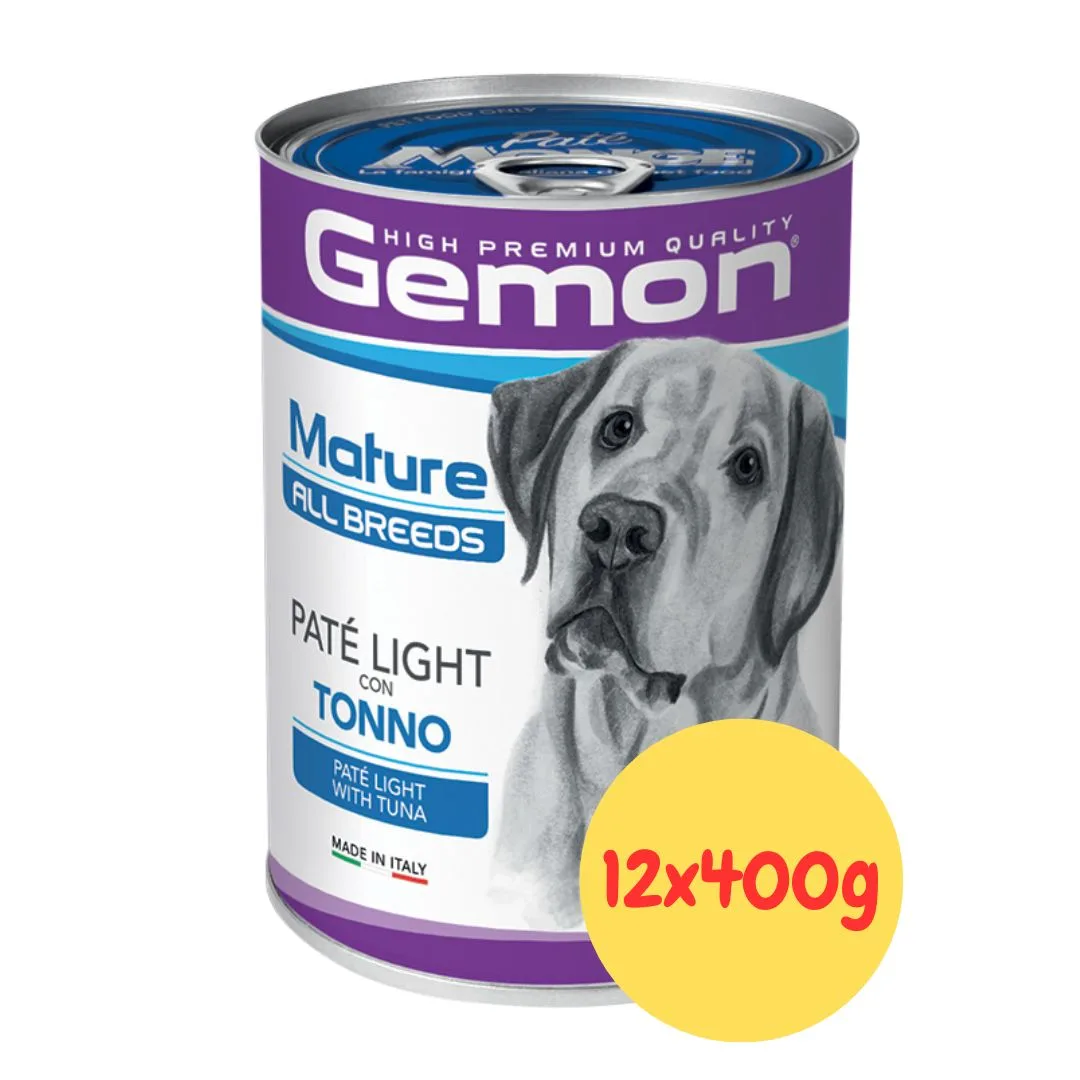 Monge Gemon All Breeds Mature Paté Light con Tonno - 12x400g ...