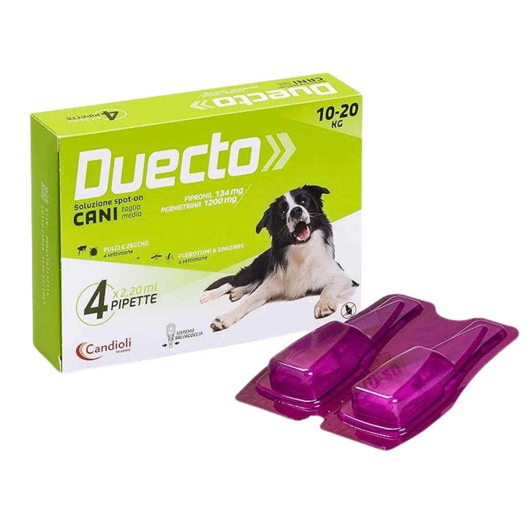 Candioli Duecto Spot-On 4 Pipette 10-20kg - lallohallo.com